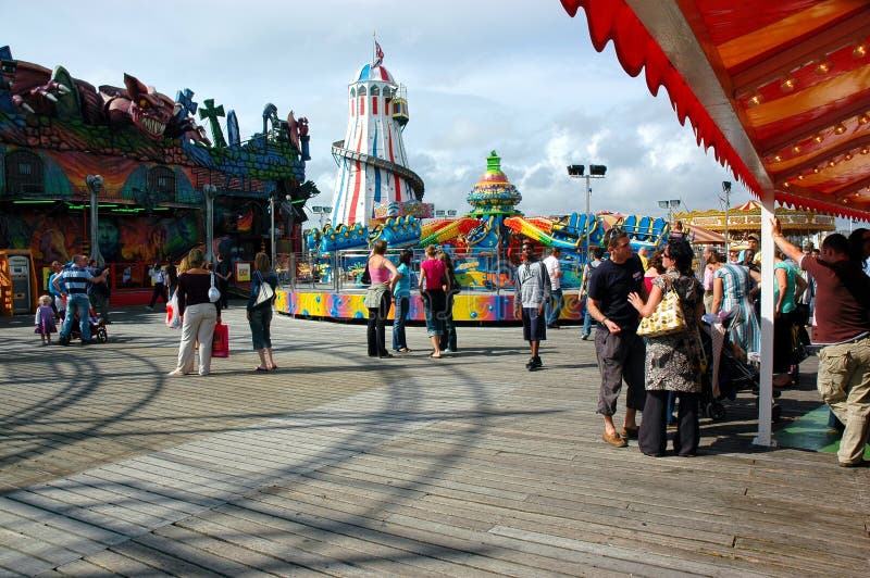 Funfair Sul Pilastro Di Brighton Fotografia Stock Editoriale - Immagine ...