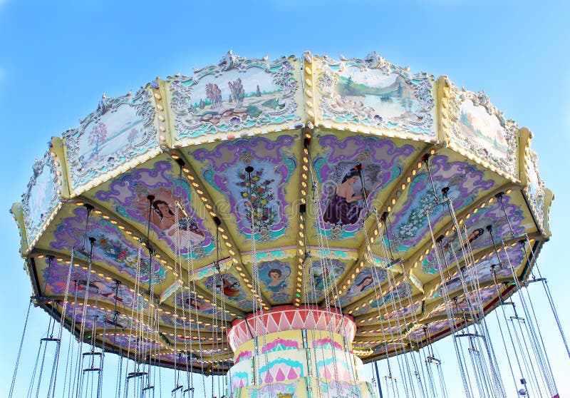 Funfair swing ride stock photo. Image of canada, festival - 58528860