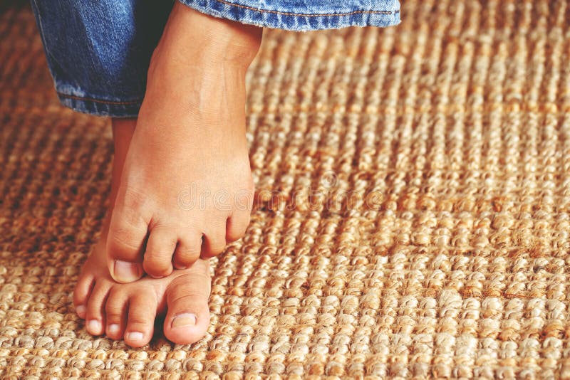 Fungal Foot Itching Caused By Biting Feet Stock Image Image Of Human