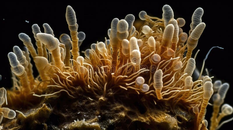 Fungal Growth in Close-up. Perfect for Science Journals and Educational ...