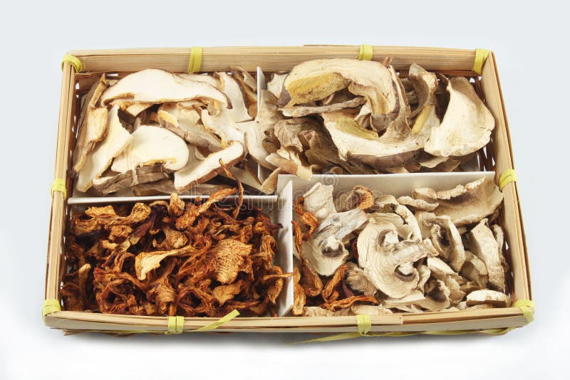 Funghi secchi immagine stock. Immagine di vaso, secco - 29740685