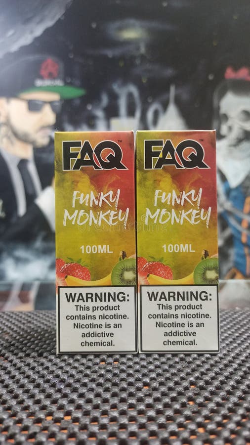 FUNGKY MONKEY LIQUID editorial photo. Image of vape - 220221351