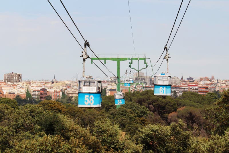 Funiculaire De Teleferico De Madrid, Espagne Photographie éditorial ...
