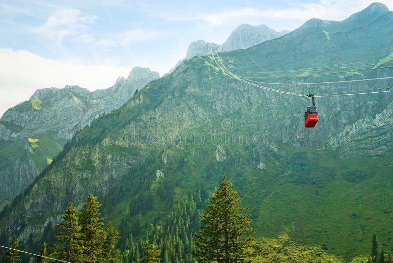 Lake of Lucerne and Funicular, Switzerland Stock Image - Image of ...