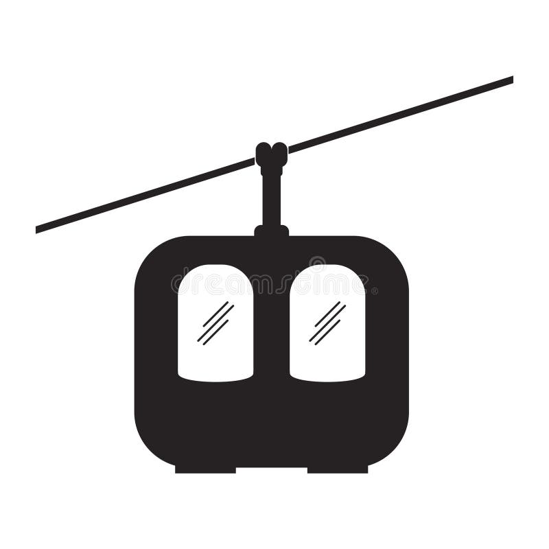 Funicular icon vector stock illustration. Illustration of nature ...
