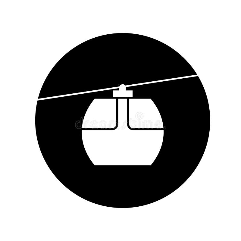 Funicular icon stock vector. Illustration of chairlift - 310307661