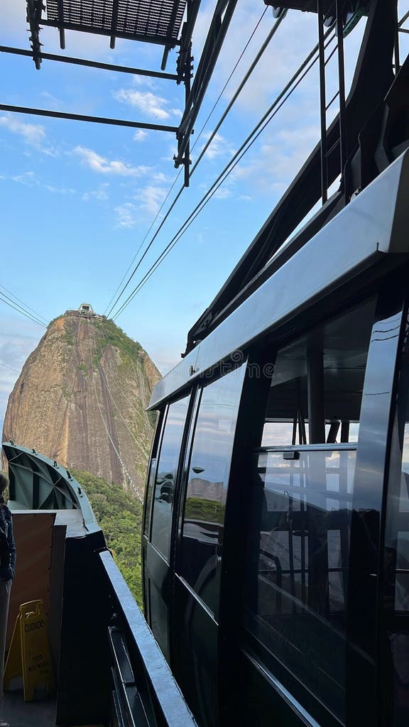 Funicular and mountain stock image. Image of mountains - 266907697