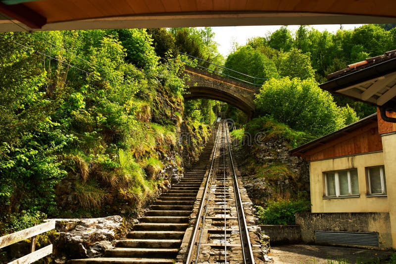 Pilatus Railway, Switzerland Stock Photo - Image of environment ...