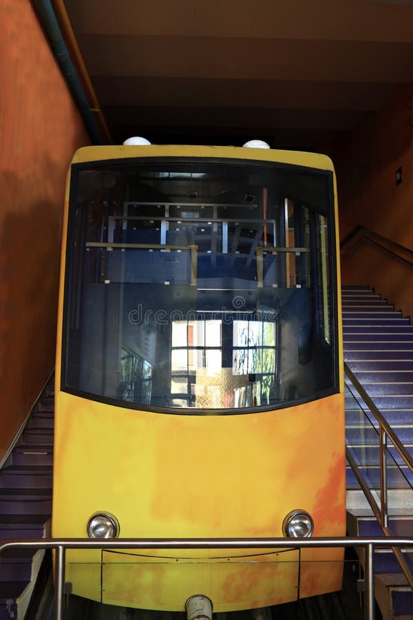 Funicular To Mount Lycabettus Stock Image - Image of station ...