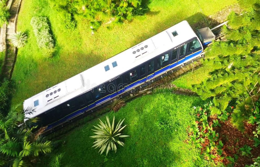 Funicular Train Coach, Penang, Malaysia Stock Image - Image of ...
