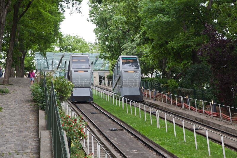 Funicular Transportation From Paradiso To Top Of Monte San Salvatore ...