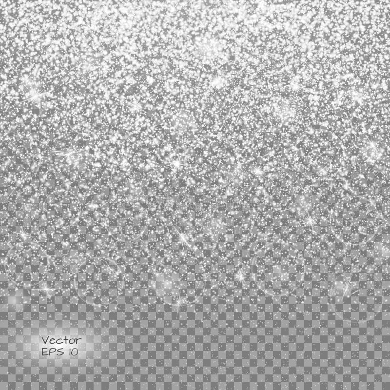 Funkeln Auf Einem Transparenten Hintergrund Vektor Abbildung ...