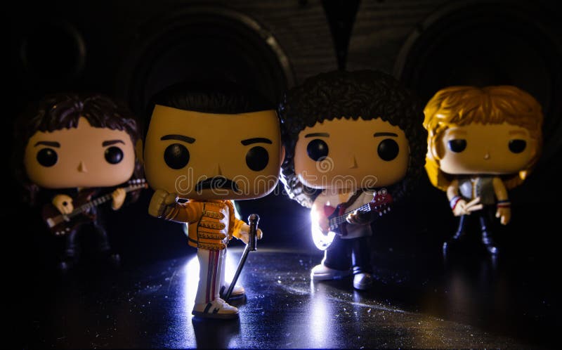 Funko POP Vinyl Figures of Queen Band Editorial Photography - Image of ... Funko POP Vinyl Figures of Queen Band Editorial Photography - Image of ...