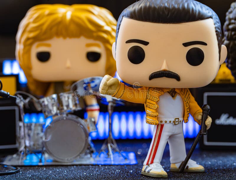 Funko POP Vinyl Figures of Queen Band Editorial Photography - Image of ...