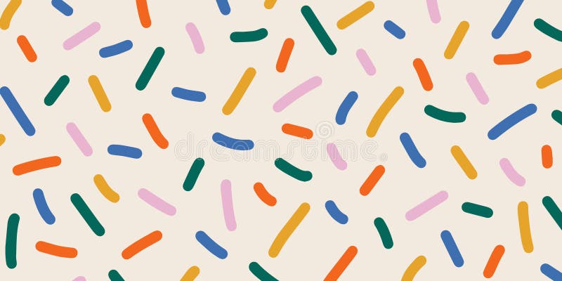 Funky Abstract Background with Colorful Confetti or Sugar Sprinkles ...