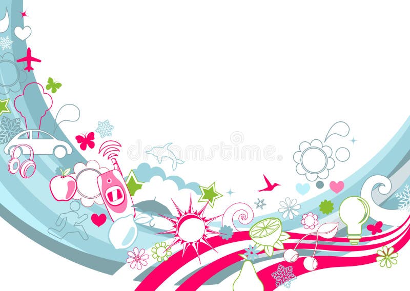 Funky Background stock vector. Illustration of concepts - 7870427