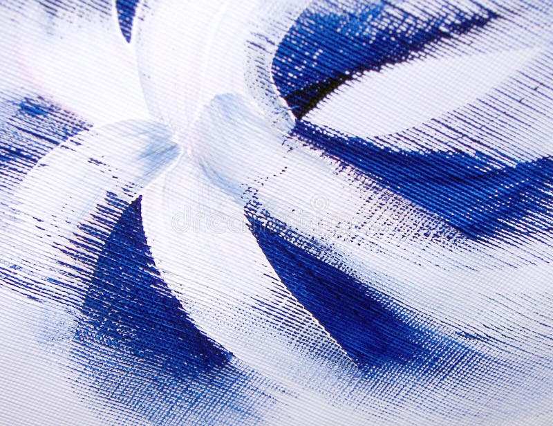 Funky blue flower stock illustration. Illustration of background - 3828246