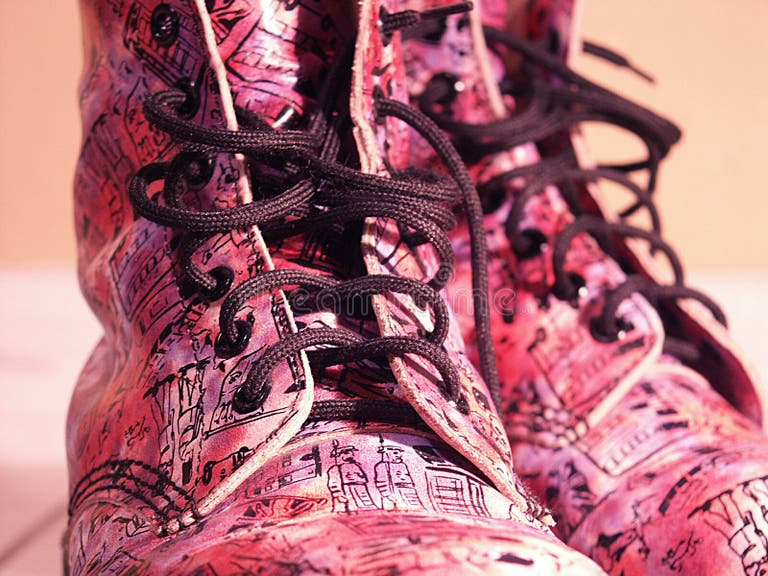 Funky boots stock photo. Image of urban, advertisement - 126138