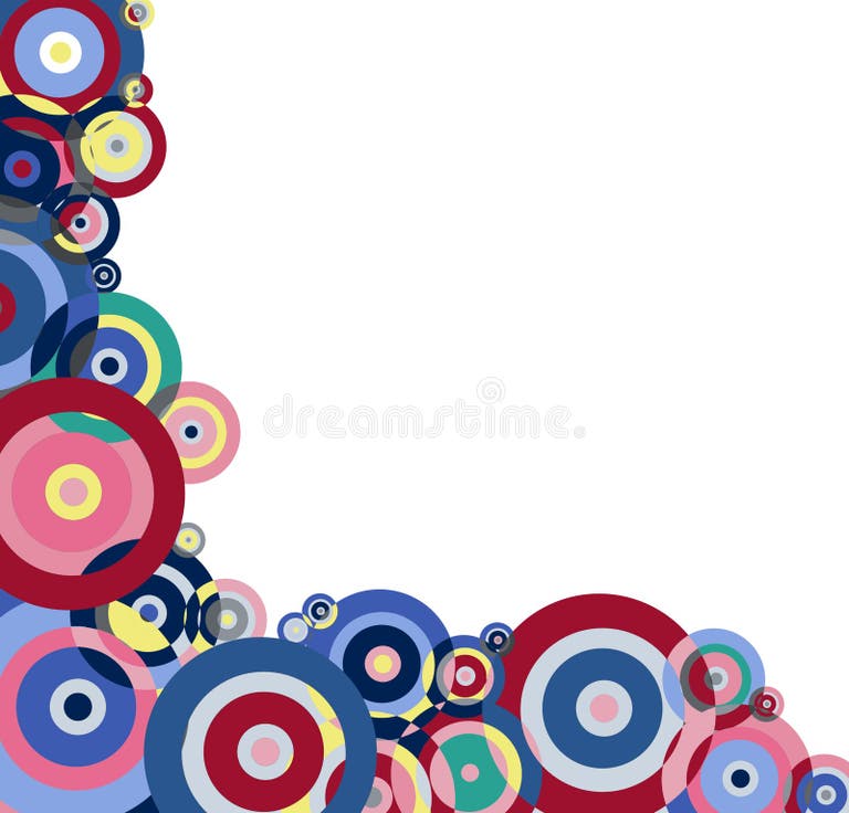 Funky Border for Presentation Stock Illustration - Illustration of ...