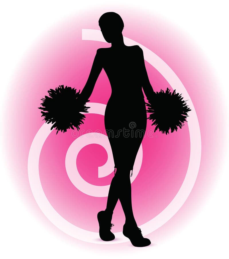Cheerleader Splits Stock Illustrations – 101 Cheerleader Splits Stock ...