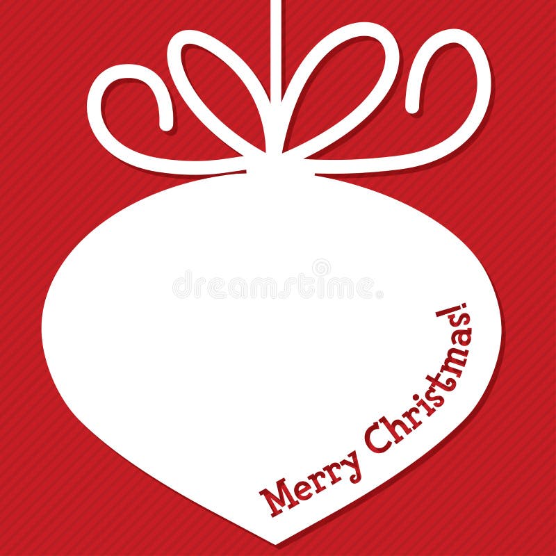 Funky Christmas bauble tag stock illustration. Illustration of flyer ...