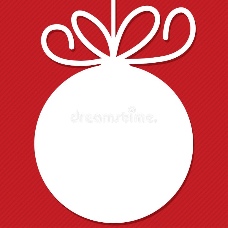 Funky Christmas bauble tag stock vector. Illustration of business ...