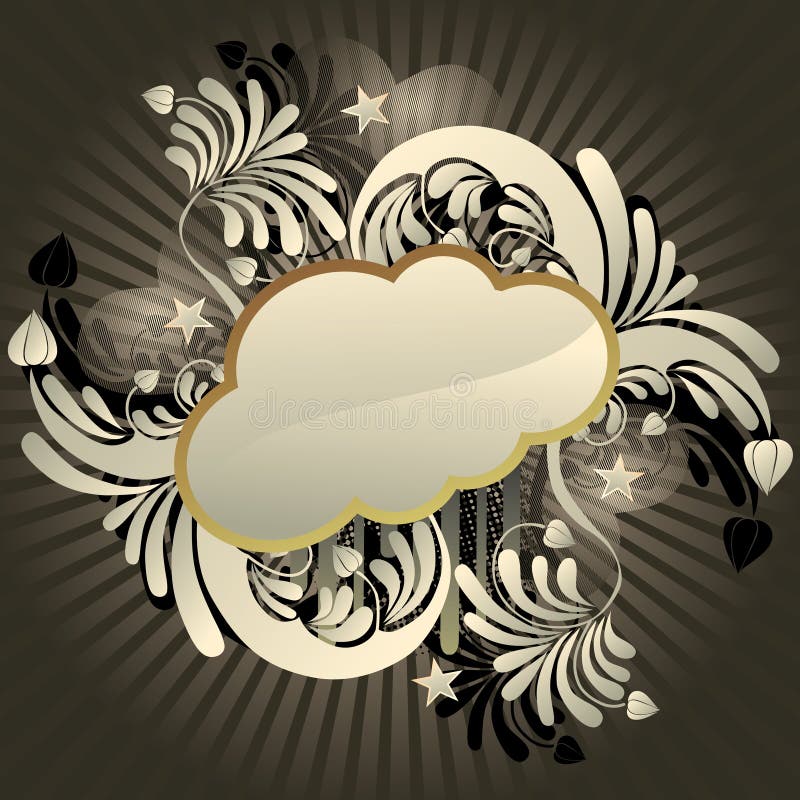 Funky cloud stock vector. Illustration of fantasy, copy - 10119992