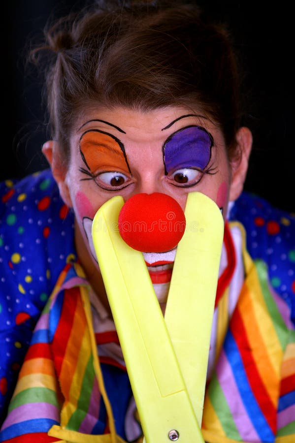 Funky clown stock image. Image of foolish, clown, face - 6467957