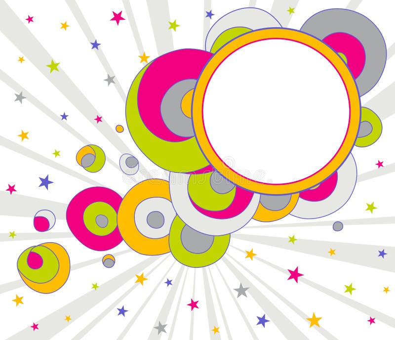 Funky colorful background. stock vector. Illustration of card - 66767472