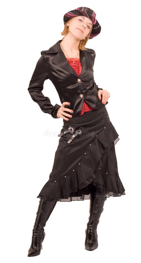 Funky cool girl stock photo. Image of office, elegance - 5846618