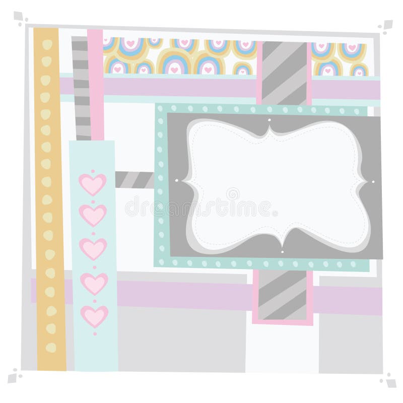 Funky cute background stock vector. Illustration of striped - 18259658