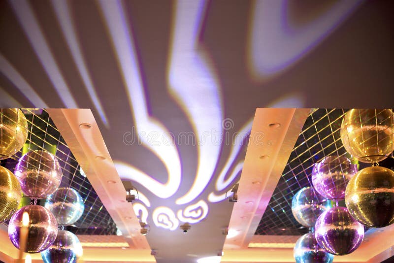 Funky Disco Balls at the Nightclub Stock Image - Image of funky, lights ...