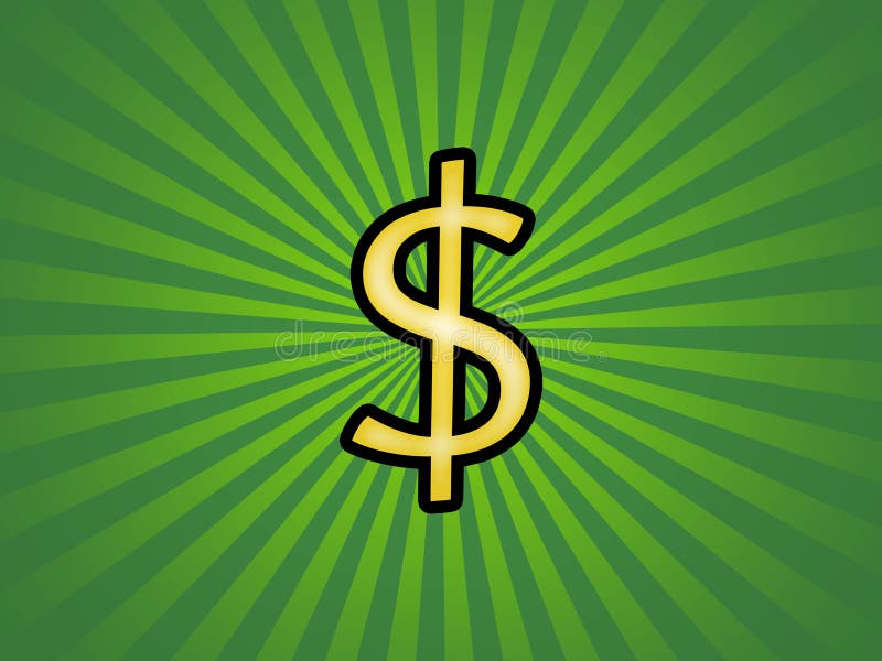 Funky Dollar stock illustration. Illustration of exchange - 4773825