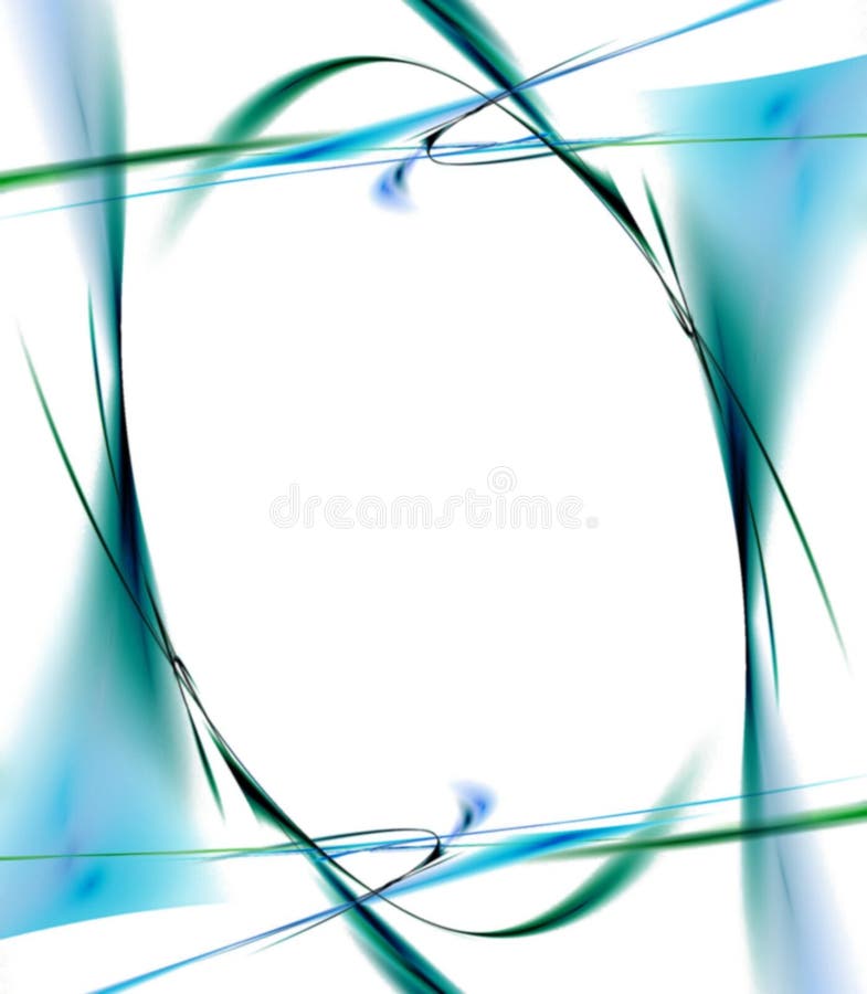 Funky Fractal Border stock illustration. Illustration of layout - 5357557