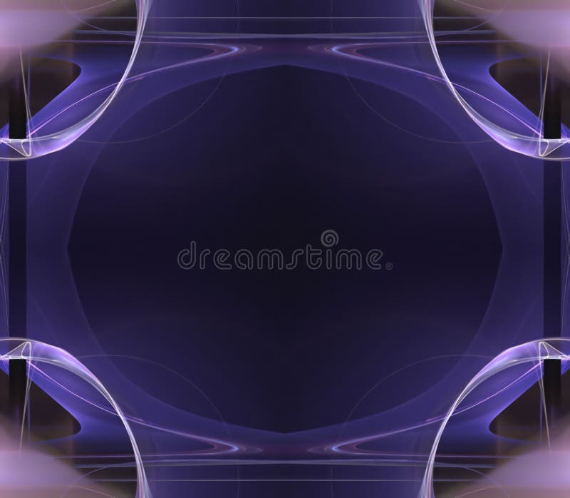Funky Fractal Border stock illustration. Illustration of concept - 5449821