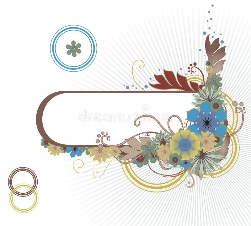 Funky frame stock vector. Illustration of decoration - 10339785