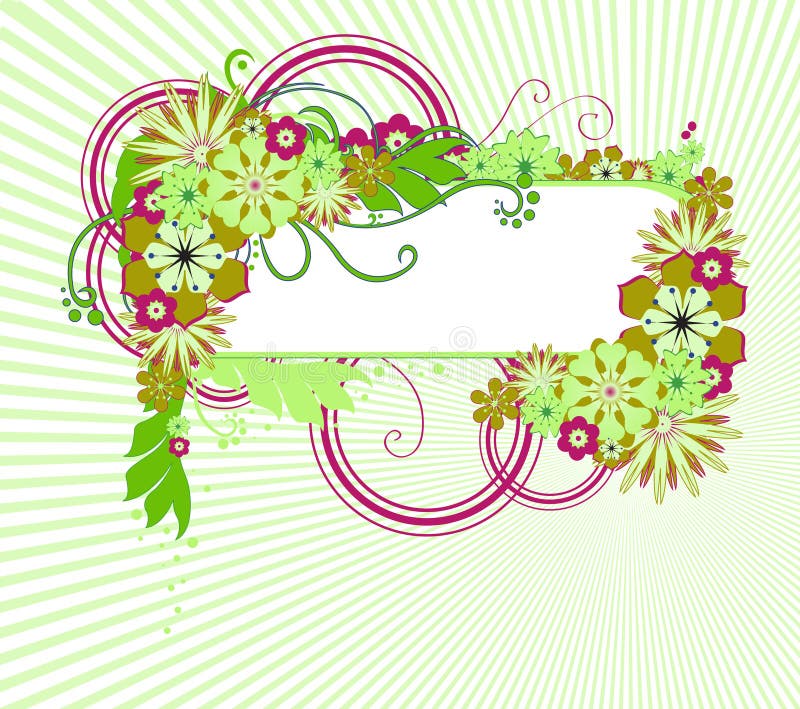 Funky frame stock vector. Illustration of invitation - 13002187