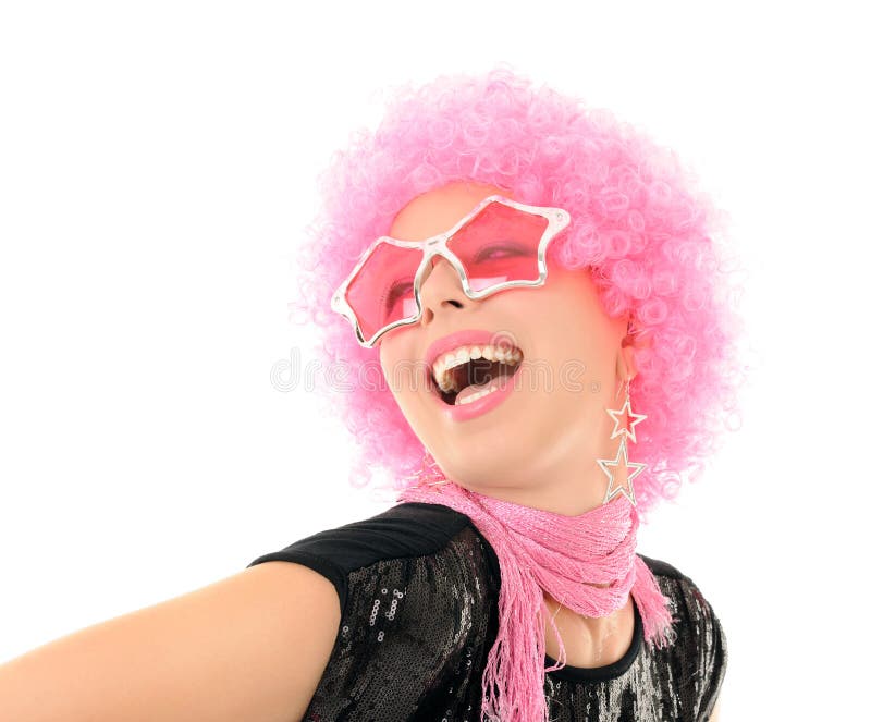 Funky girl stock image. Image of american, female, sneakers - 27821913