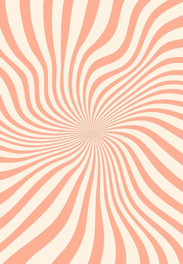 Funky Hypnotic Pink Wave Groovy Pattern Stock Vector - Illustration of ...