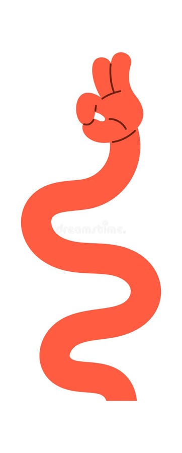 Funky Long Hand Okay Gesture Stock Vector - Illustration of hand ...