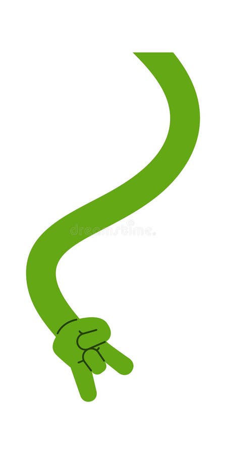 Funky long hand rock sign stock vector. Illustration of long - 344696451
