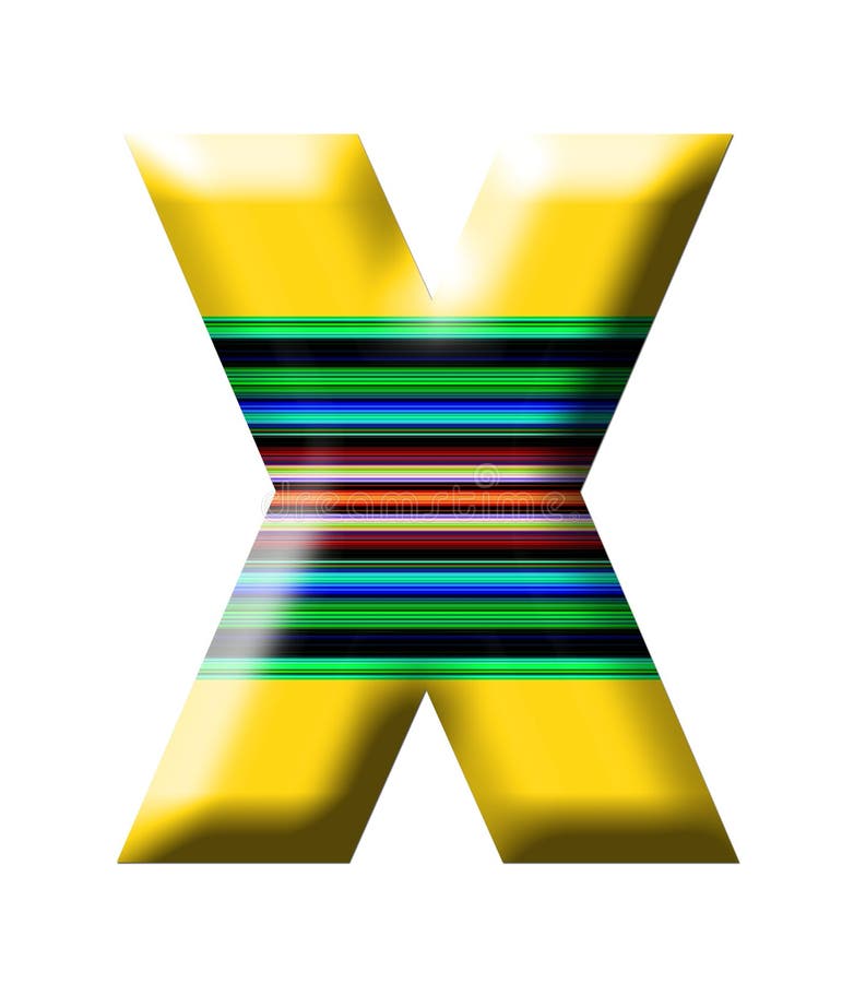 Funky x mark stock illustration. Illustration of vote - 6901778