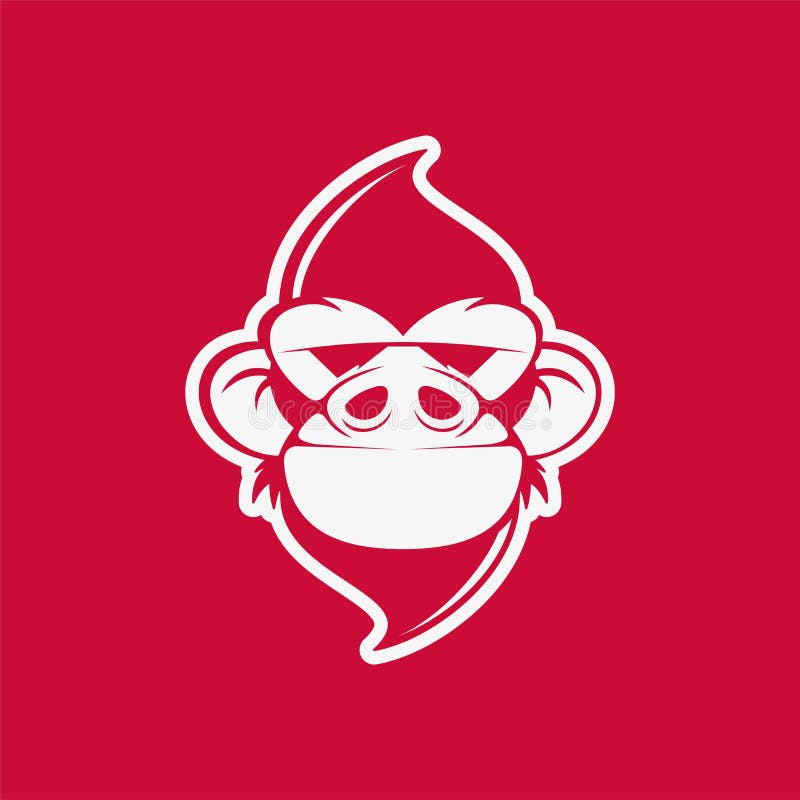 Design Concept - Funky Monkey Vector Illustration Design Stock ...