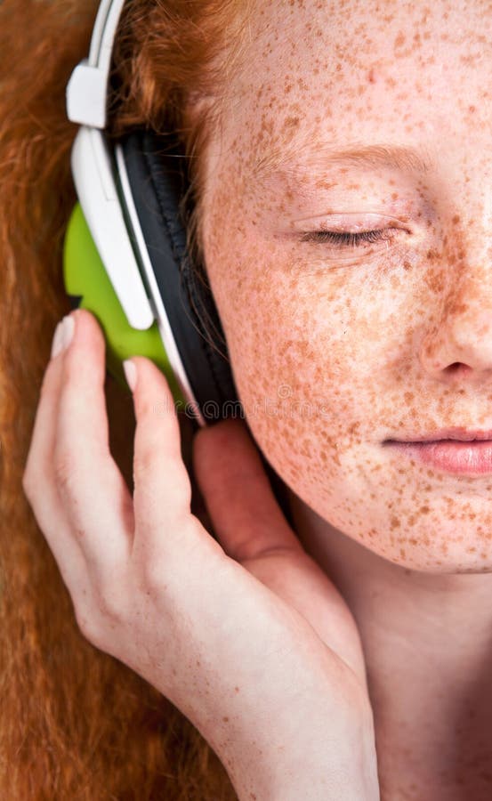 Freckled beauty stock photo. Image of clean, alternative - 25846762