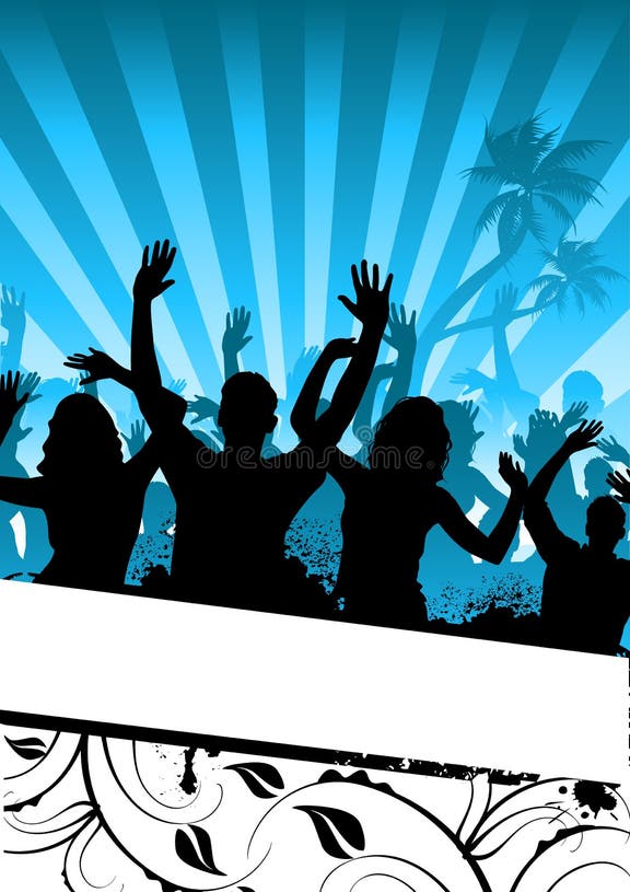 Funky Party People stock illustration. Illustration of design - 2891794