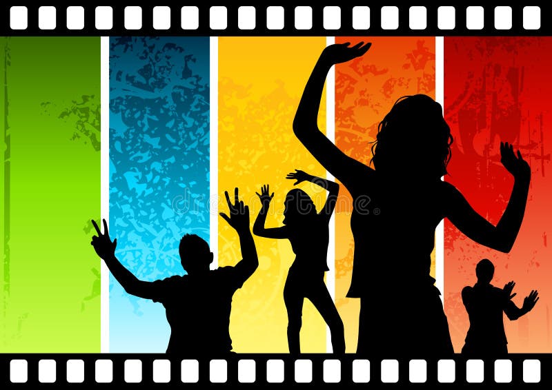 Funky Party People stock illustration. Illustration of people - 2921374