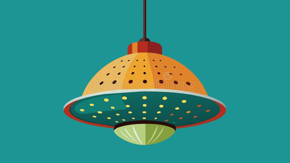 A Funky Pendant Light Created from Old Colanders Adding a Touch of ...
