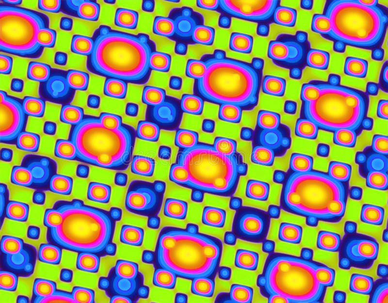 Funky Pop-art Seventies Background Stock Illustration - Illustration of ...