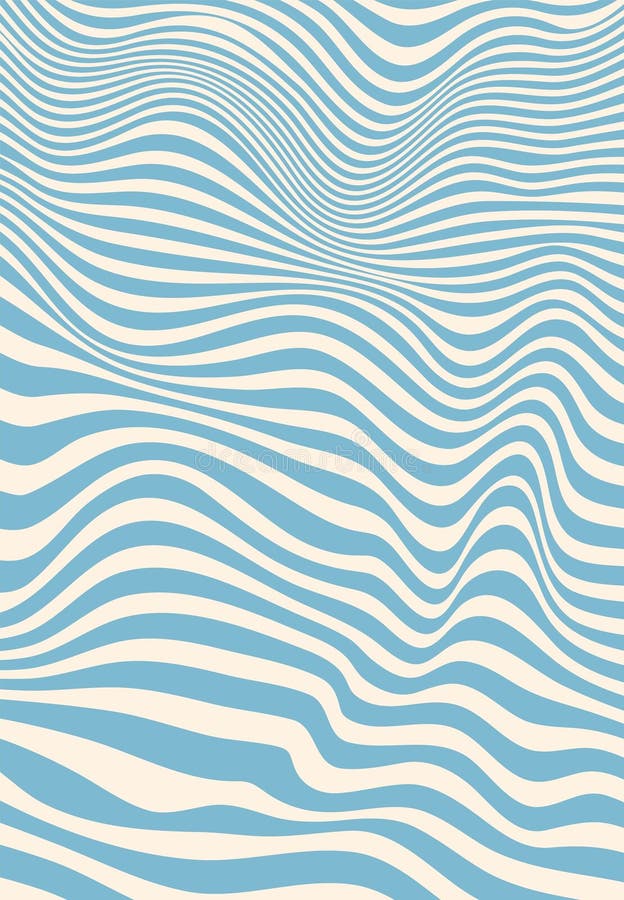 Psychedelic Blue Wave Groovy Pattern Stock Illustrations – 1,075 ...