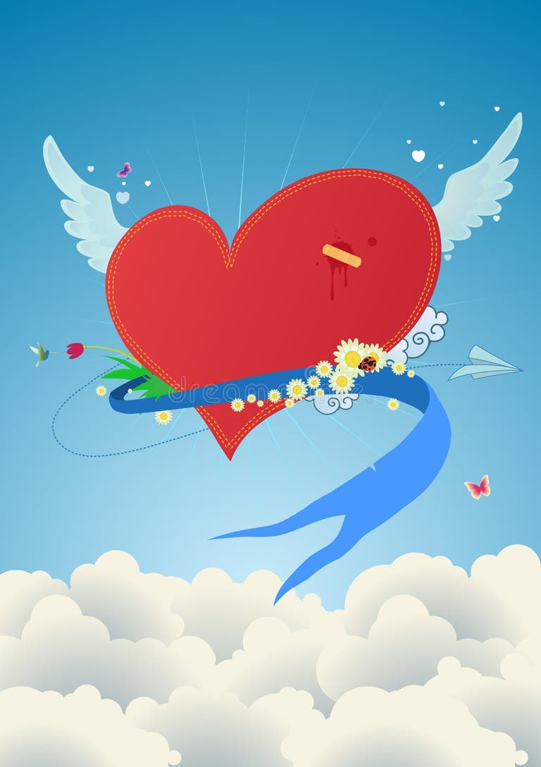 Funky Heart Silhouette Stock Illustrations – 954 Funky Heart Silhouette ...